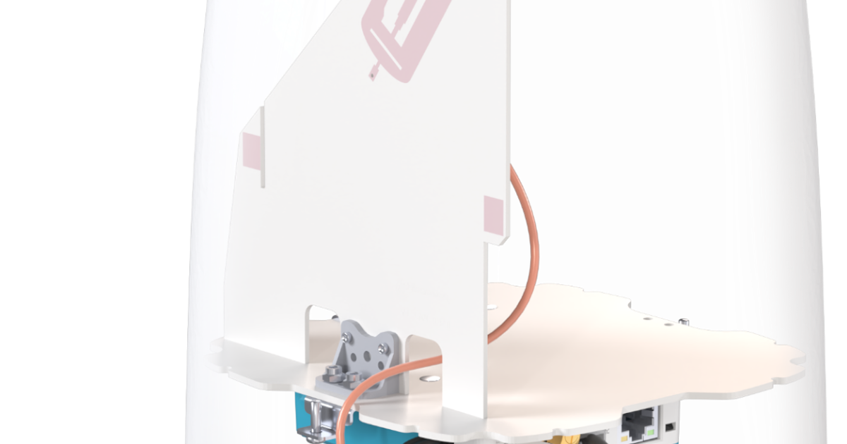 QuSpot for MIRO-L230 - an omnidirectional LTE antenna with IP68 enclosure