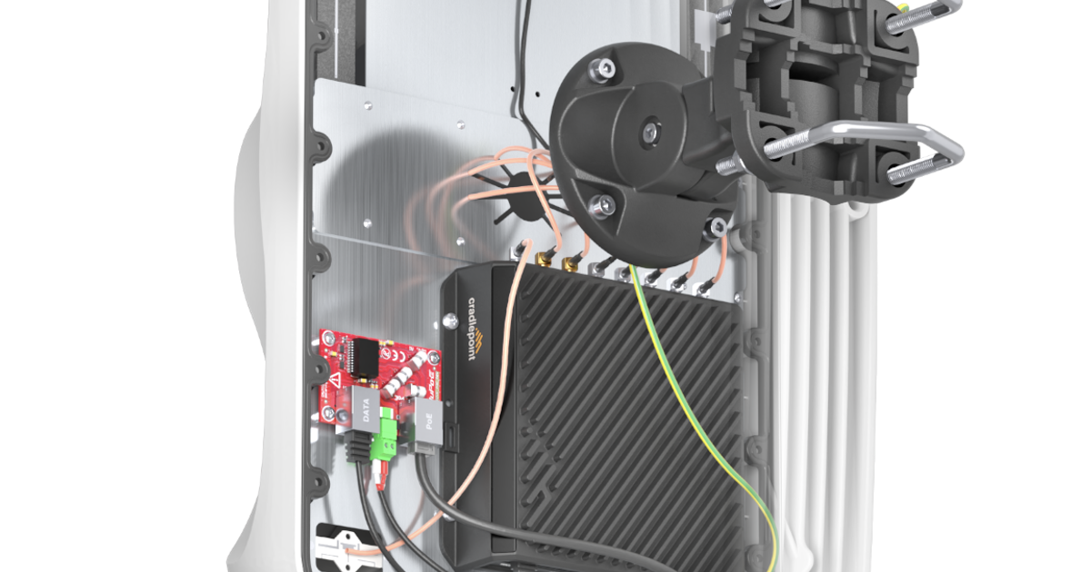 QuMax for Cradlepoint R1900 - all-in-one 5G, Wi-Fi, BT, GPS outdoor antenna